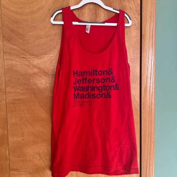 American Apparel | Tops | Hamilton The Musical Founding Fathers Tank ...